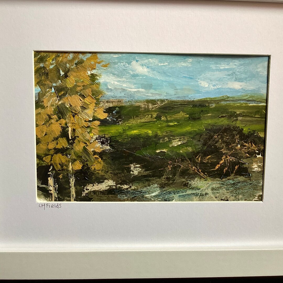Original North Yorkshire Moors Landscape Painting. Hand Painted ...
