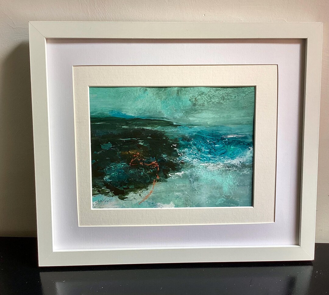 Original Scottish Seascape Painting. Choppy Seas Isle of Skye. Hand ...