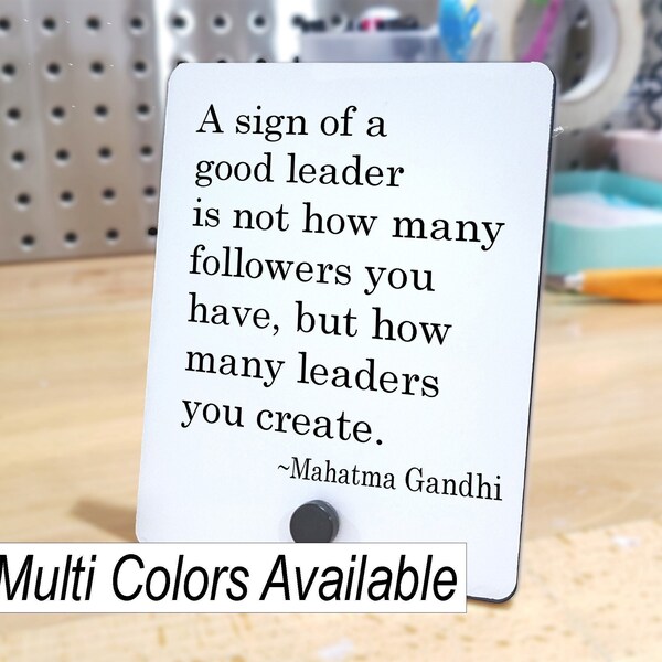 Leadership Desk Sign - Etsy