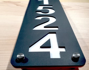 Acrylic Address Numbers - Etsy