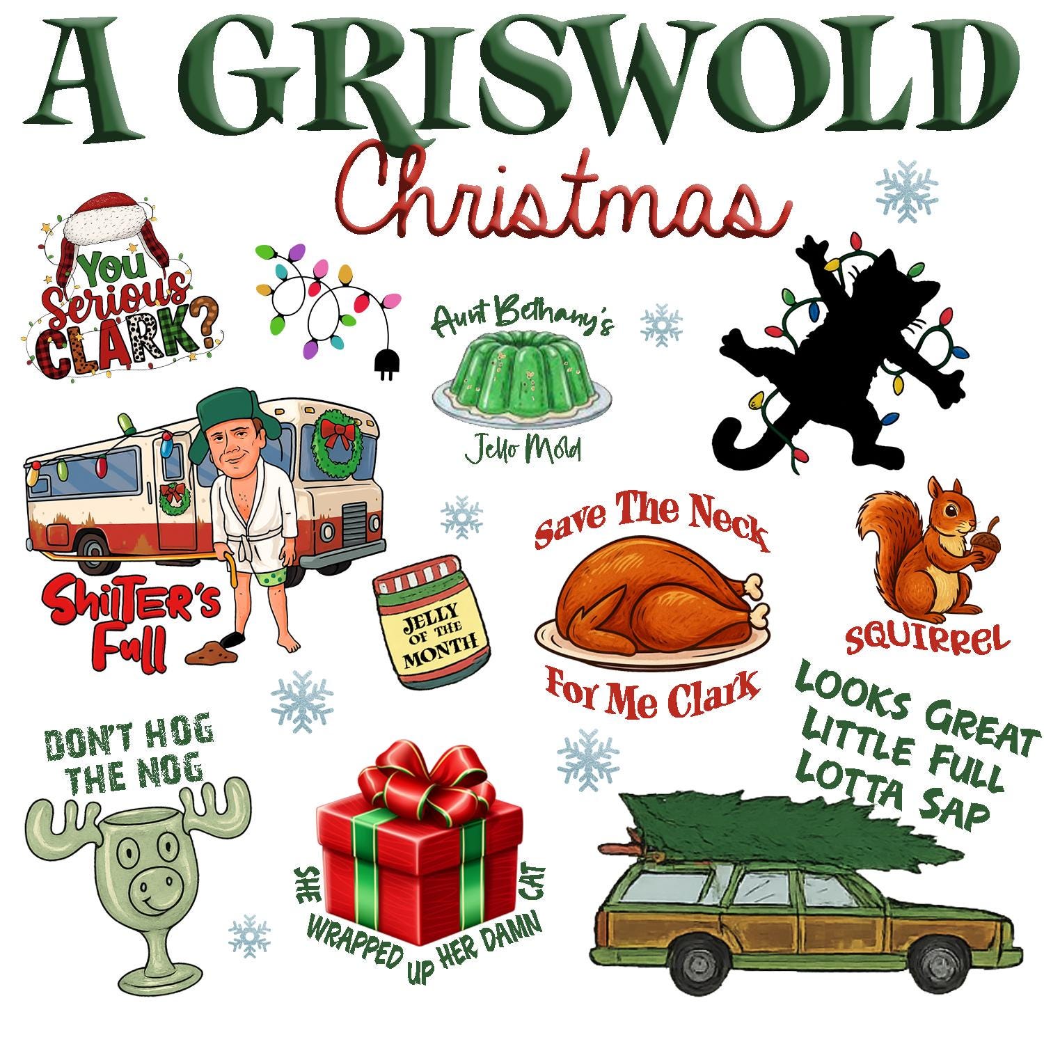 A Griswold Christmas PNG | National Lampoon's Christmas Vacation Graphic | Transparent PNG ...