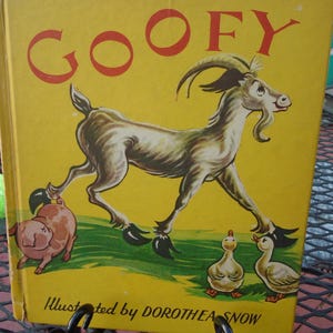 Goofy 1948 Vintage Children's Book - Etsy