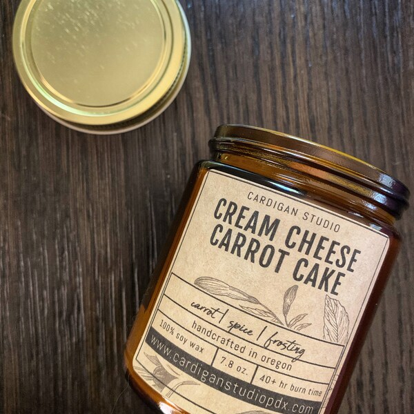 Carrot Cake Candle - Etsy
