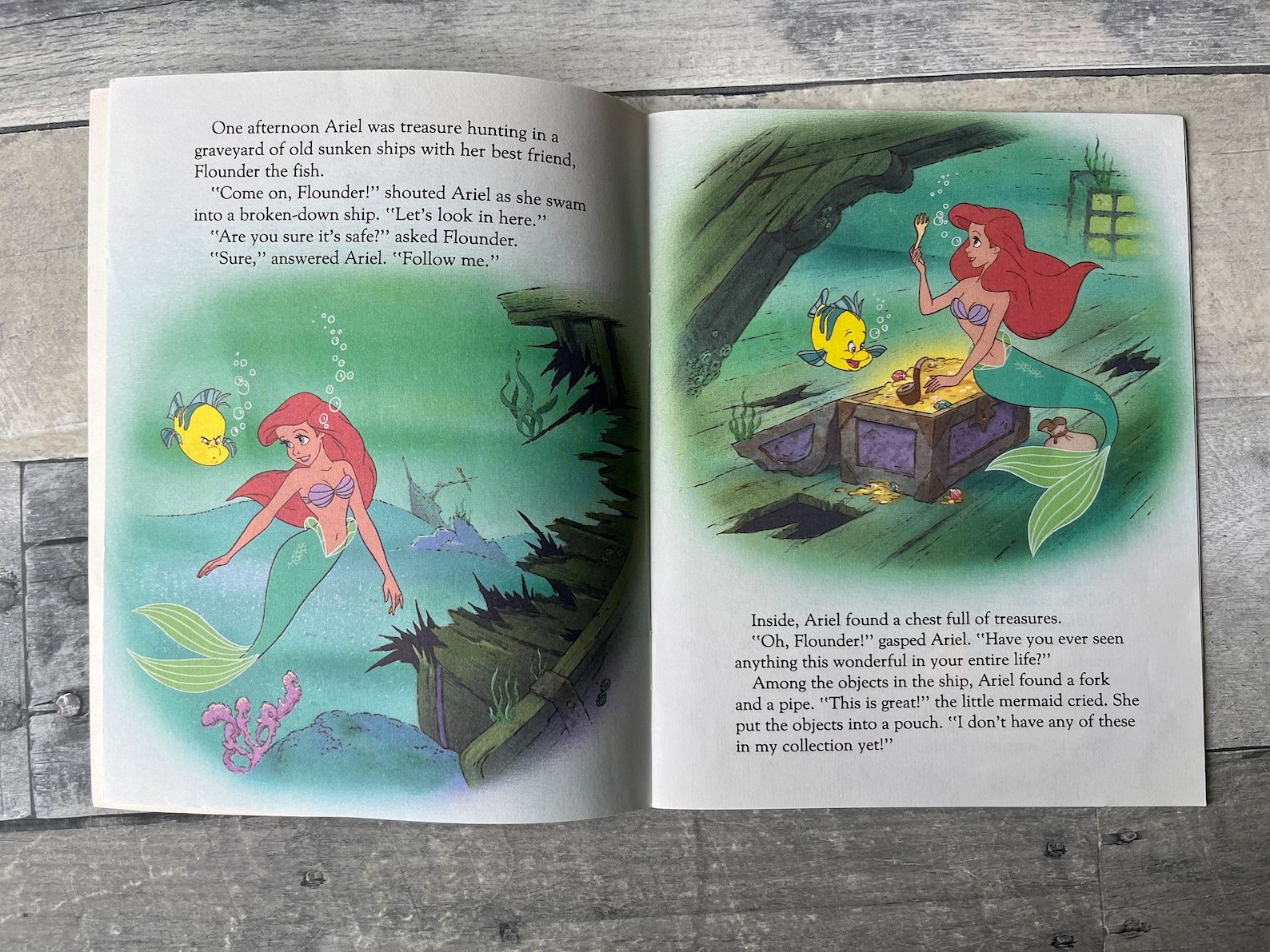 The Little Mermaid a Little Golden Book 105-68 Soft Cover Book by ...