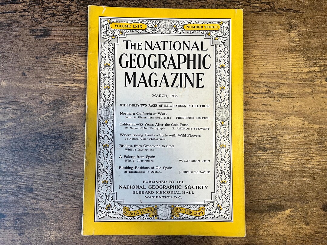 National Geographic Magazine Vol. 69 No. 3 March 1936 - Great ...