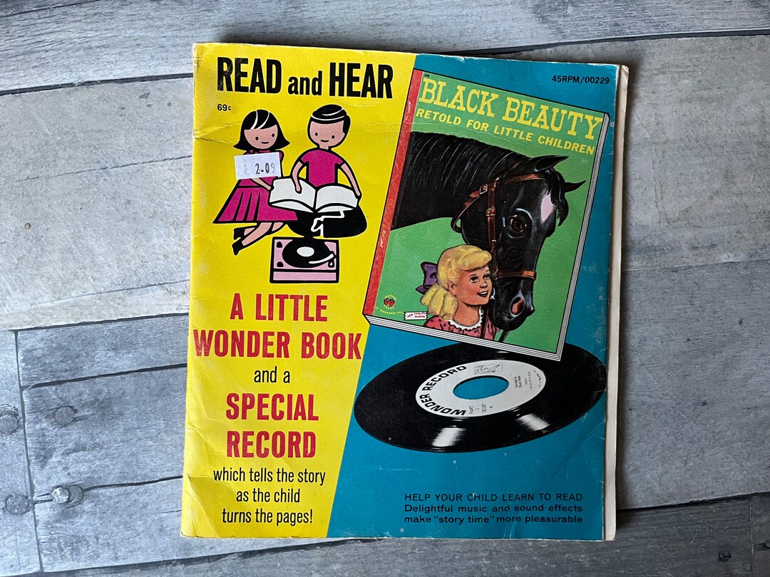 Black Beauty Read Along Book WITH RECORD - Etsy
