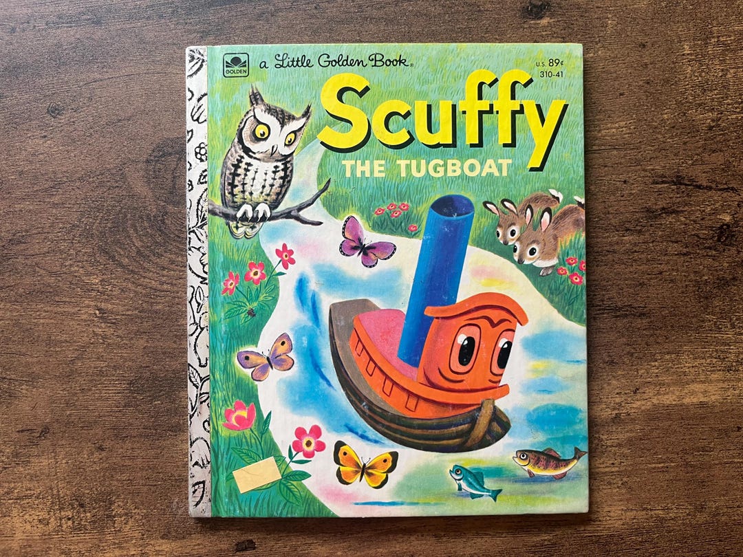 Scuffy the Tugboat and His Adventures Down the River a Little Golden ...