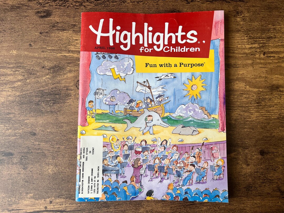 Highlights Magazine | April 1998 | Highlights for Children | Fun With a ...