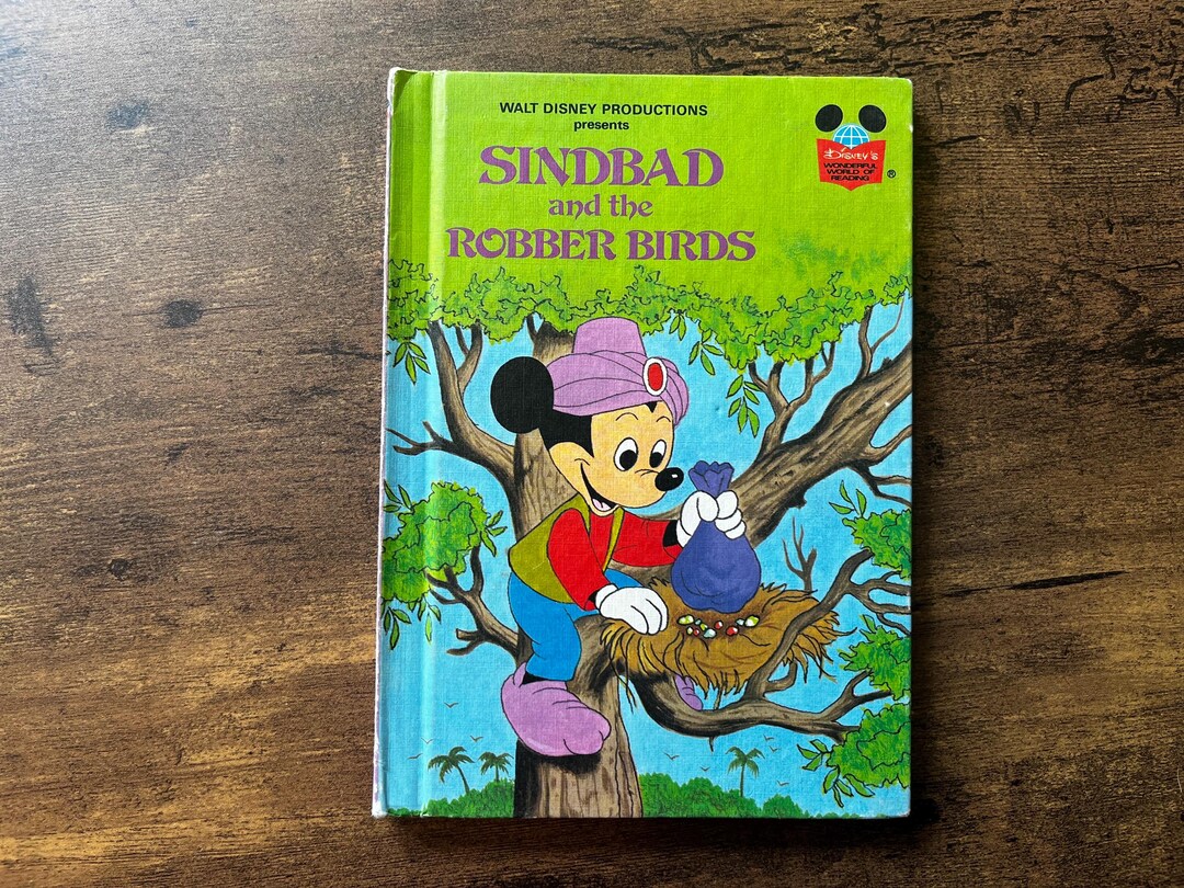 Sindbad and the Robber Birds Walt Disney Wonderful World of Reading - Etsy