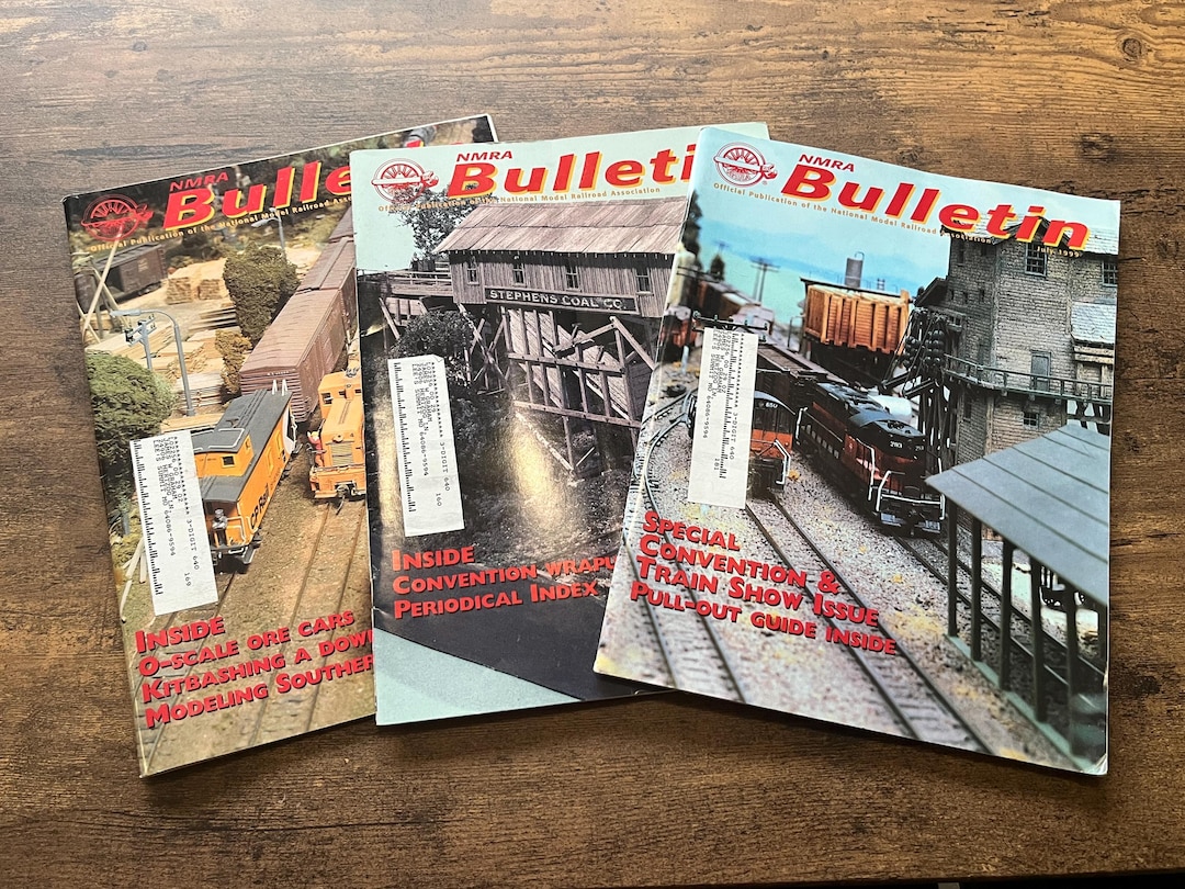 NMRA Bulletin Vintage Magazine 1999 - Individual Magazines - Etsy