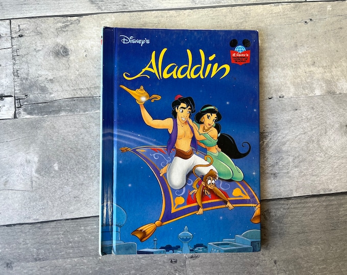 Aladdin Disneys Wonderful World of Reading Vintage Book 1979 - Etsy