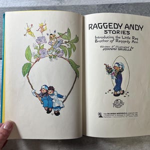 The Raggedy Andy Stories by Johnny Gruelle - Vintage Hardcover Book ...