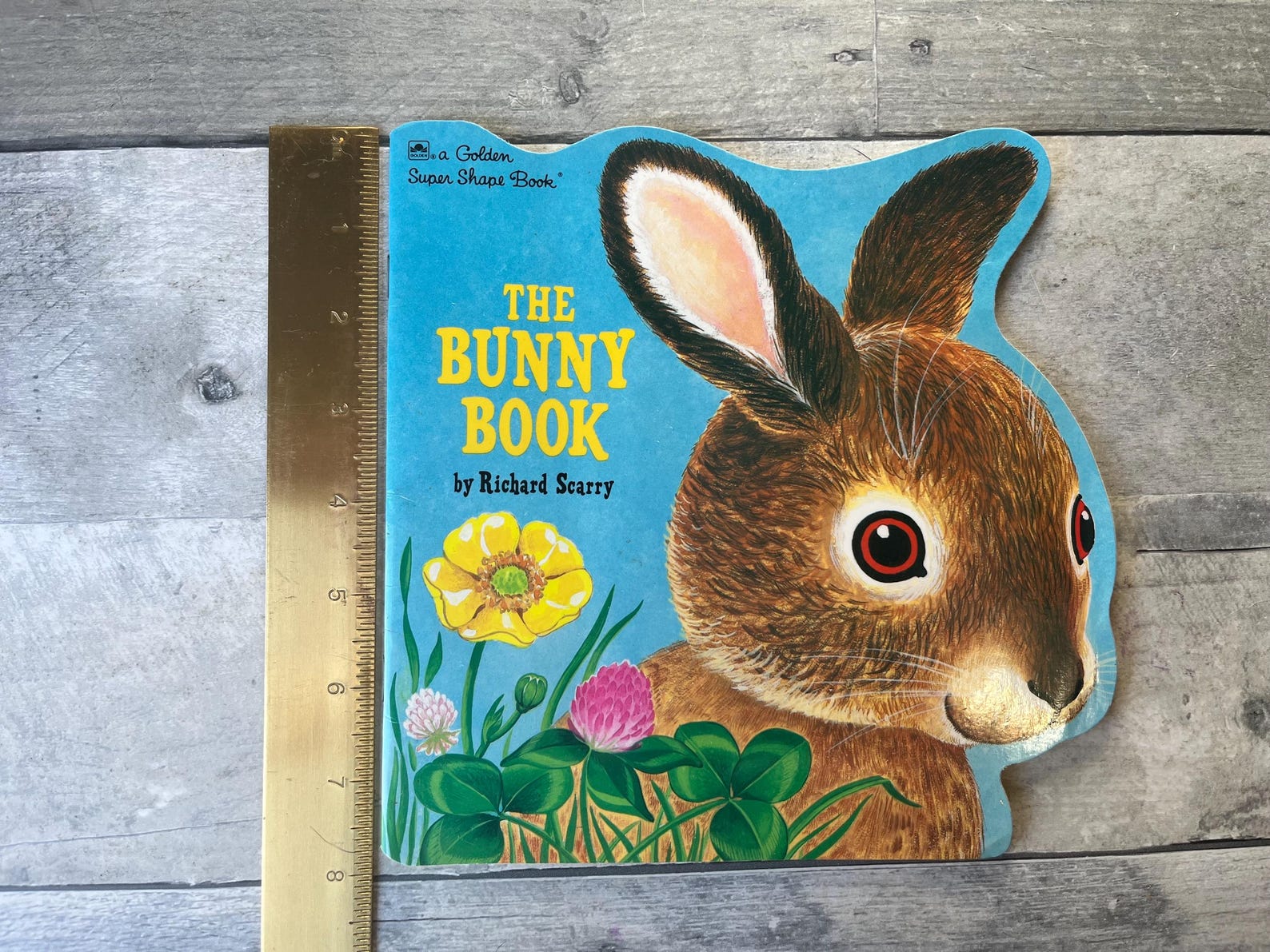 The Bunny Book A Golden Super Shape Book by Richard Scarry 1991 - Etsy