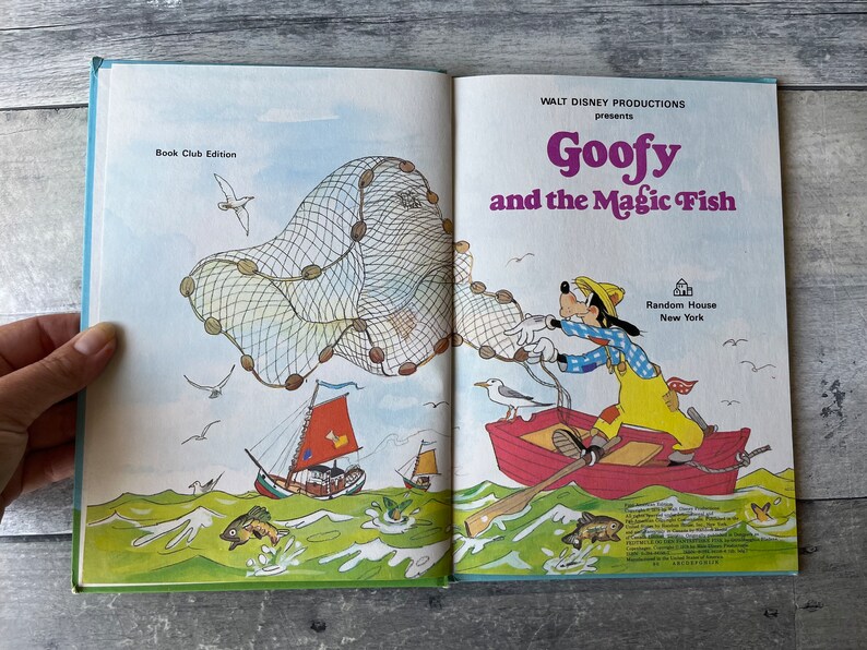 Goofy and the Magic Fish Disneys Wonderful World of Reading - Etsy