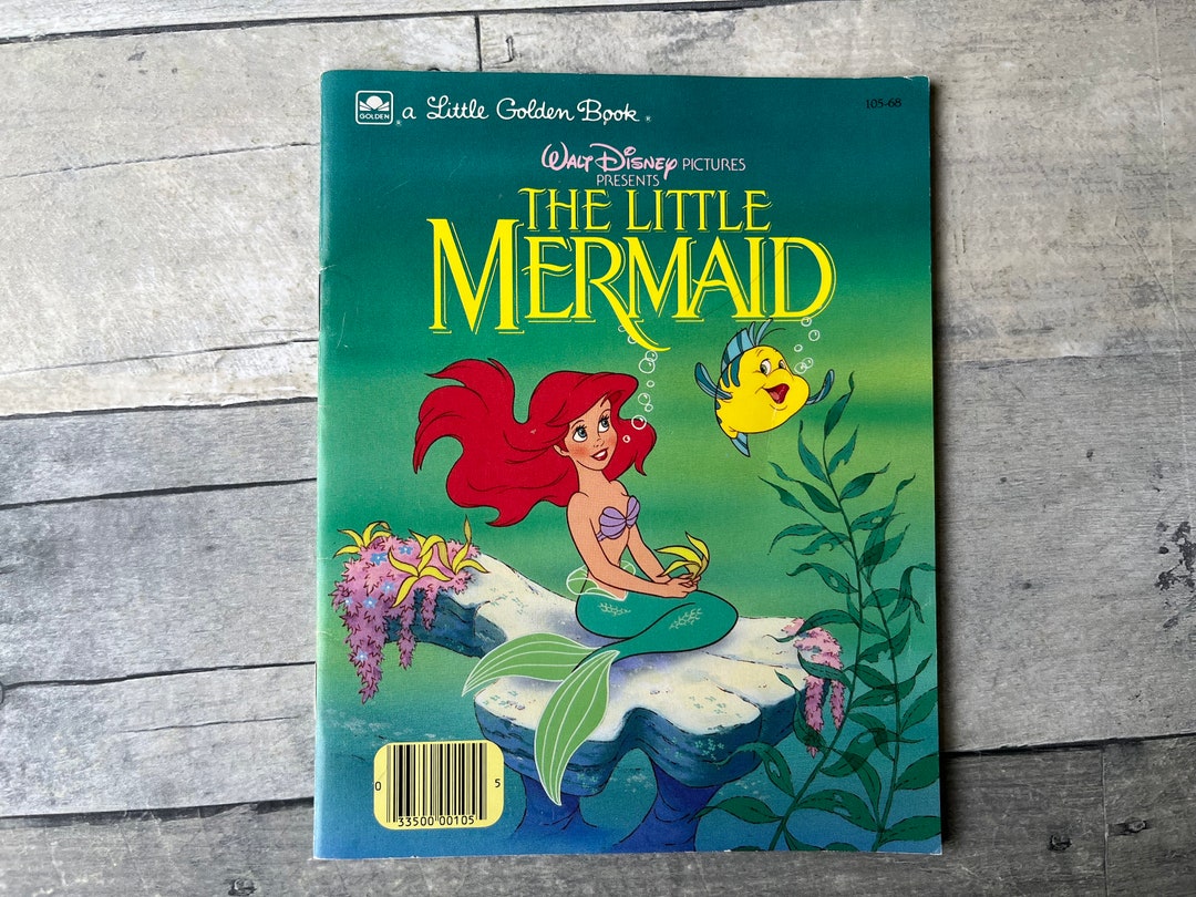 The Little Mermaid A Little Golden Book 105 68 Soft Cover Book By the-little-mermaid-a-little-golden-book-105-68-soft-cover-book-by