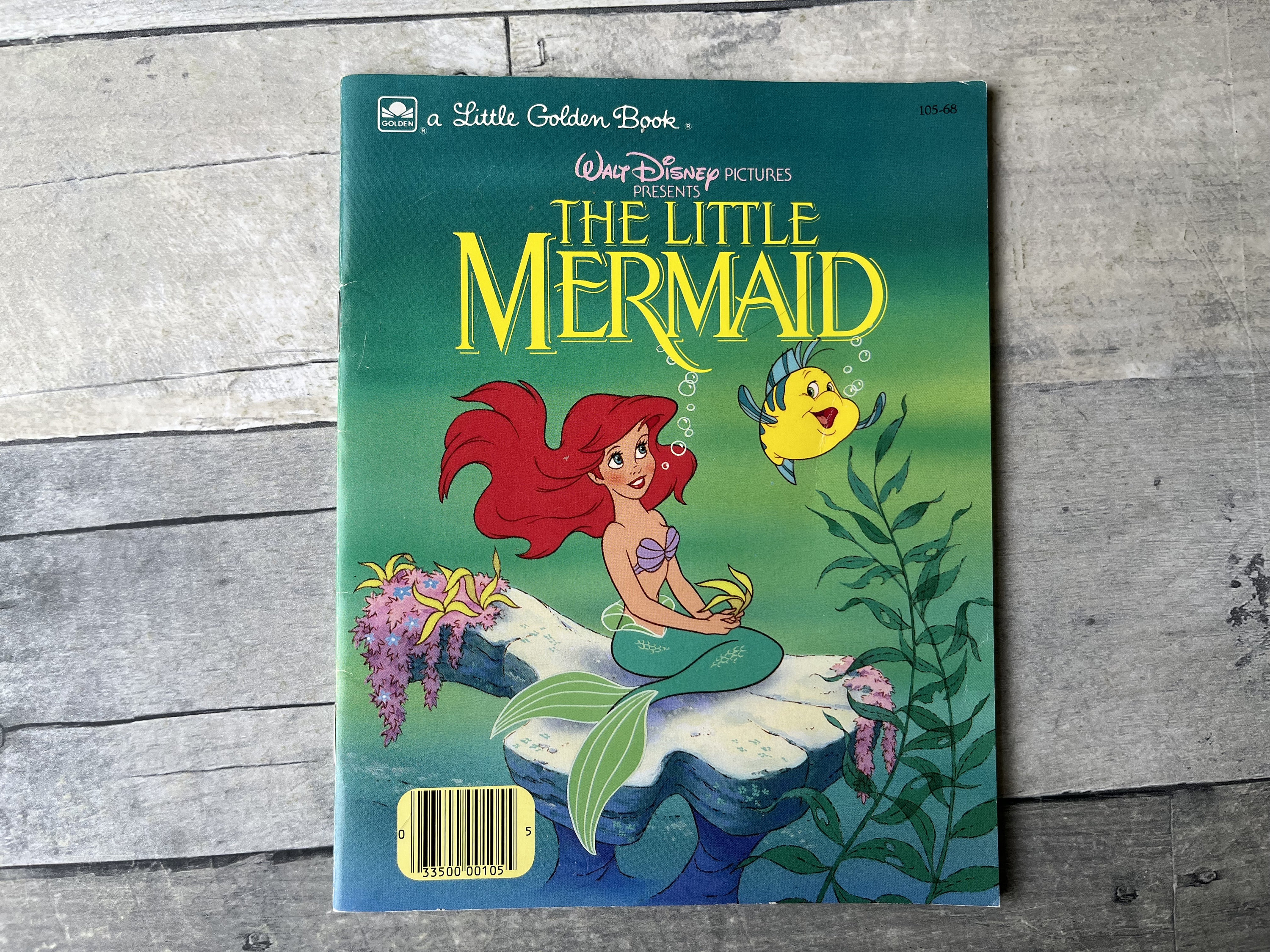 The Little Mermaid a Little Golden Book 105-68 Soft Cover Book by ...