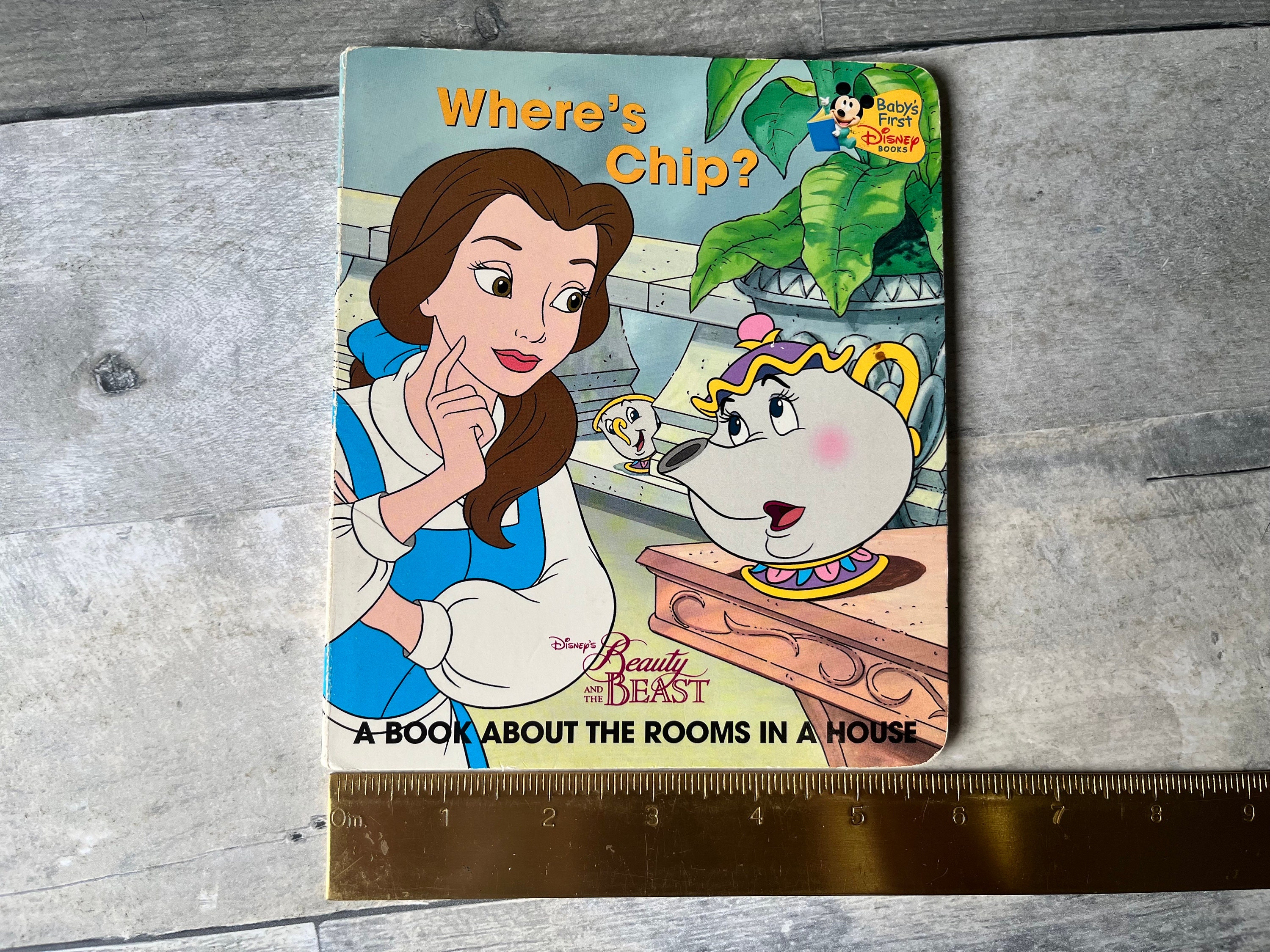 Where's Chip A Book About the Rooms in a House Baby's First Disney ...