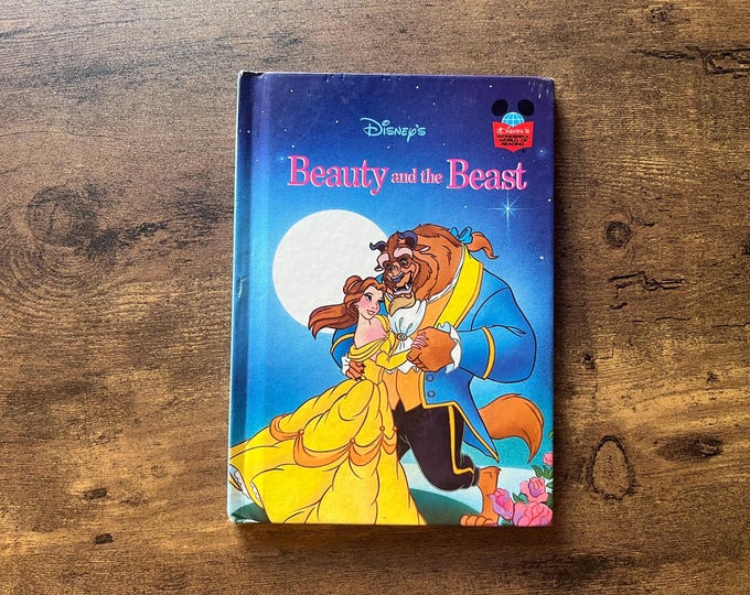 Beauty and the Beast 1993 Disney’s Wonderful World of Reading - Etsy