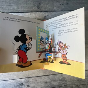 Goofy and the Chimp A Mini Pop-up Book Walt Disney 1979 - Etsy