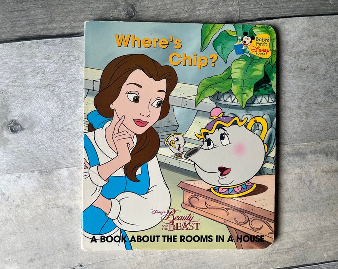 Where's Chip? A Book About the Rooms in a House Baby's First Disney ...