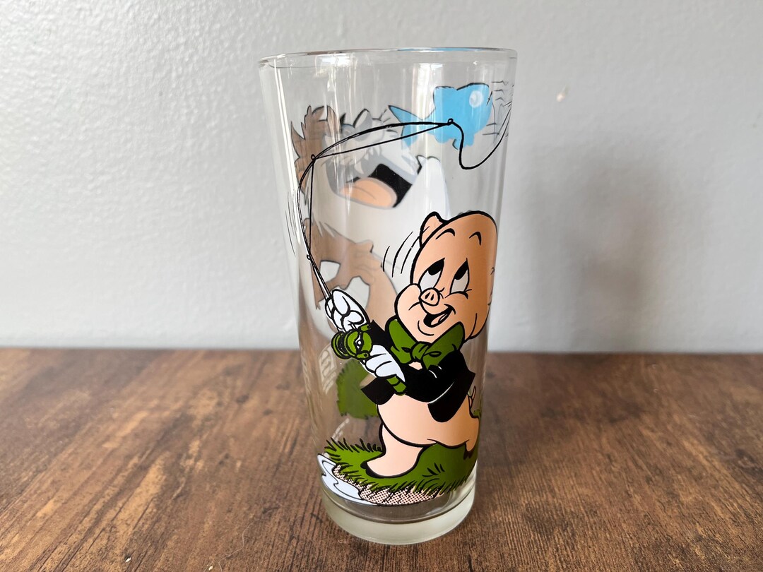 Vintage Porky Pig and Taz Looney Tunes Drinking Glasses 1976 - Etsy