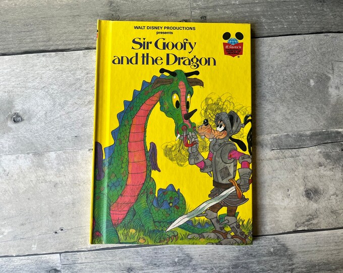 Sir Goofy and the Dragon Walt Disney Wonderful World of Reading 1983 - Etsy