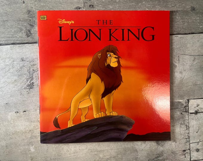The Lion King - Golden Books - Golden Look Look Books - 1994 - Etsy