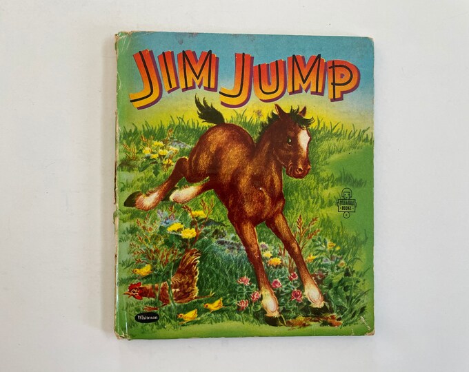 Jim Jump 1954 Whitman Tell-a-tale Books Vintage Childrens Book - Etsy