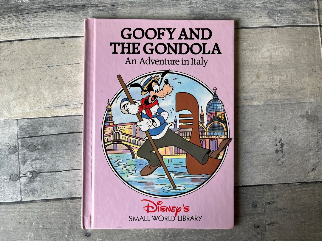 Goofy and the Gondola an Adventure in Italy Disneys Small - Etsy