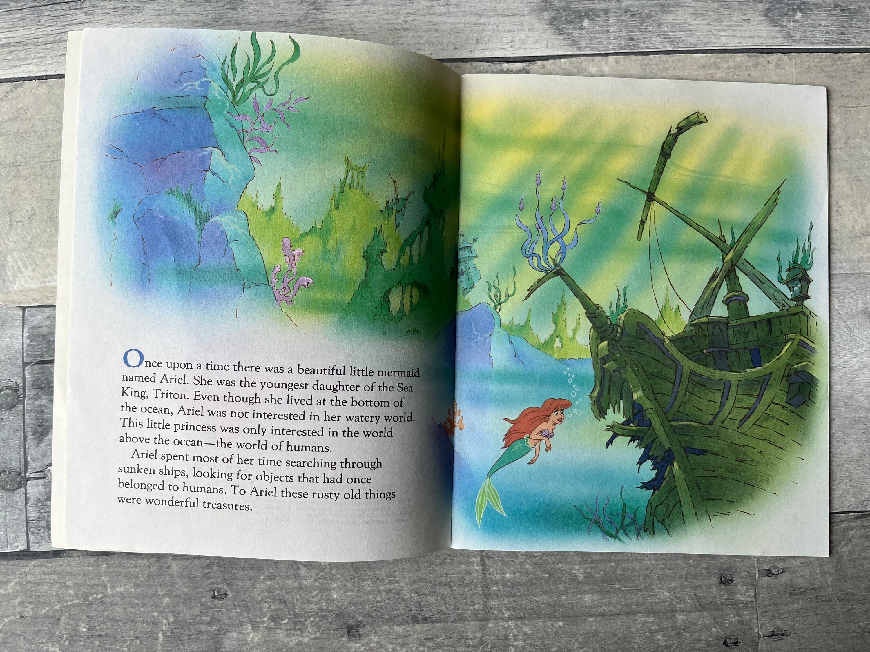 The Little Mermaid a Little Golden Book 105-68 Soft Cover Book by ...