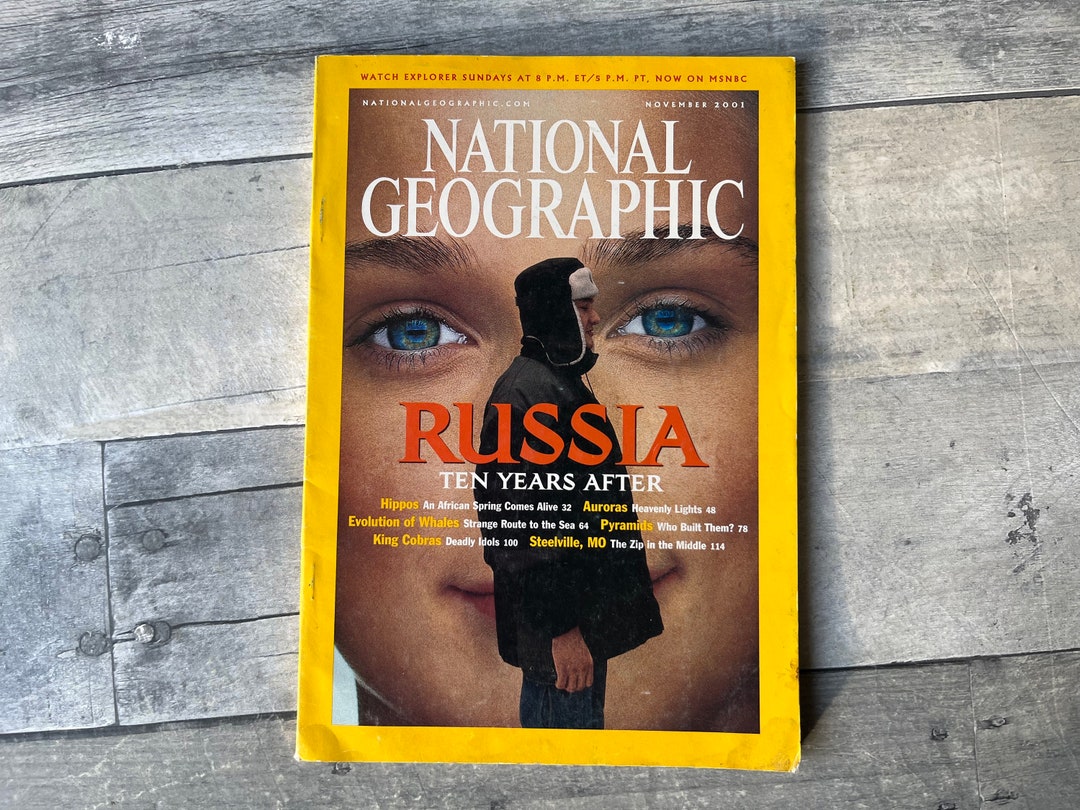 National Geographic Magazine November 2001 - Etsy