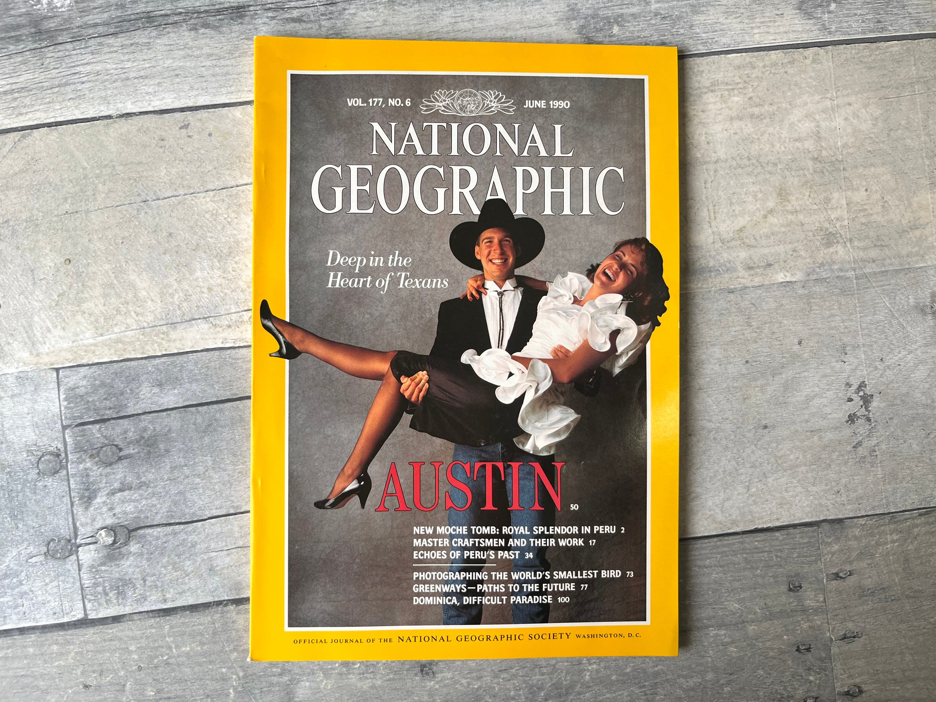National Geographic Magazine Volume 177 No. 6 June 1990 - Etsy