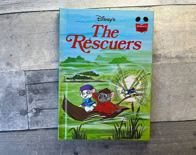 Disneys the Rescuers Disneys Wonderful World of Reading Vintage Book - Etsy