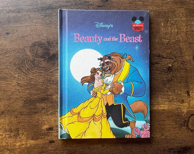 Beauty and the Beast 1993 Disney’s Wonderful World of Reading - Etsy