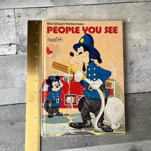 People You See Walt Disney Productions A Golden Book 1979 - Etsy