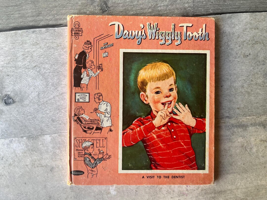 Davy's Wiggly Tooth A Visit to the Dentis Tell-a-tale Books 1964 - Etsy