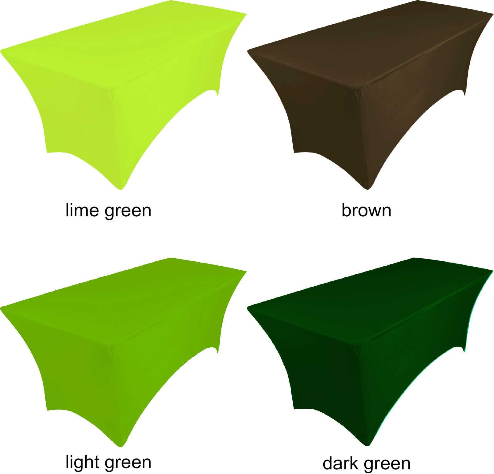 6ft spandex tablecloth lycra stretch cover for 6 foot table - Etsy ...