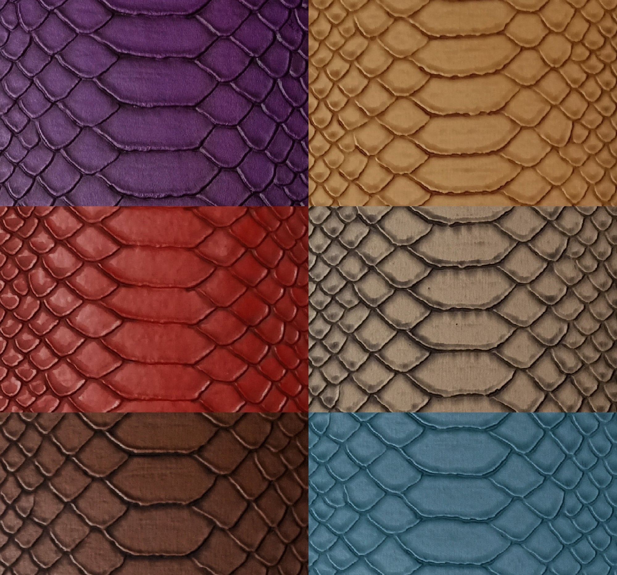 Pvc SNAKE SKIN LEATHERETTE Fabric . Craft Faux Leather A2 A3 A4 A5 Full ...