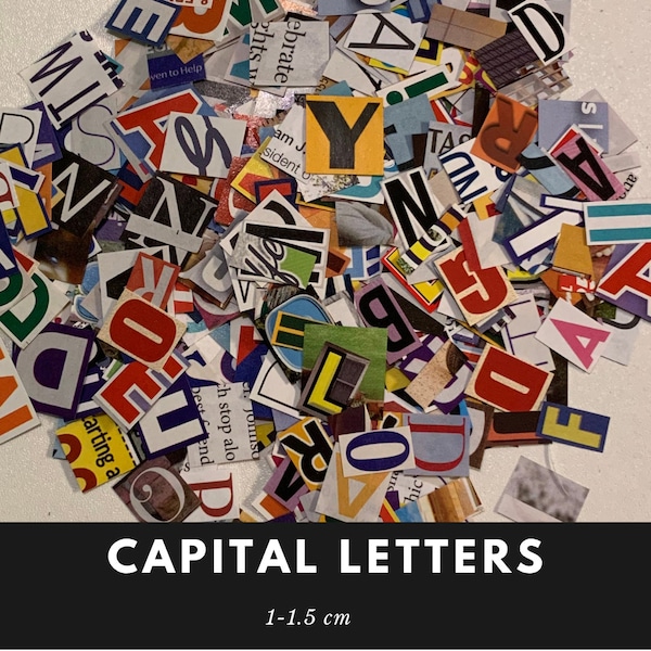 Magazine Letters - Etsy