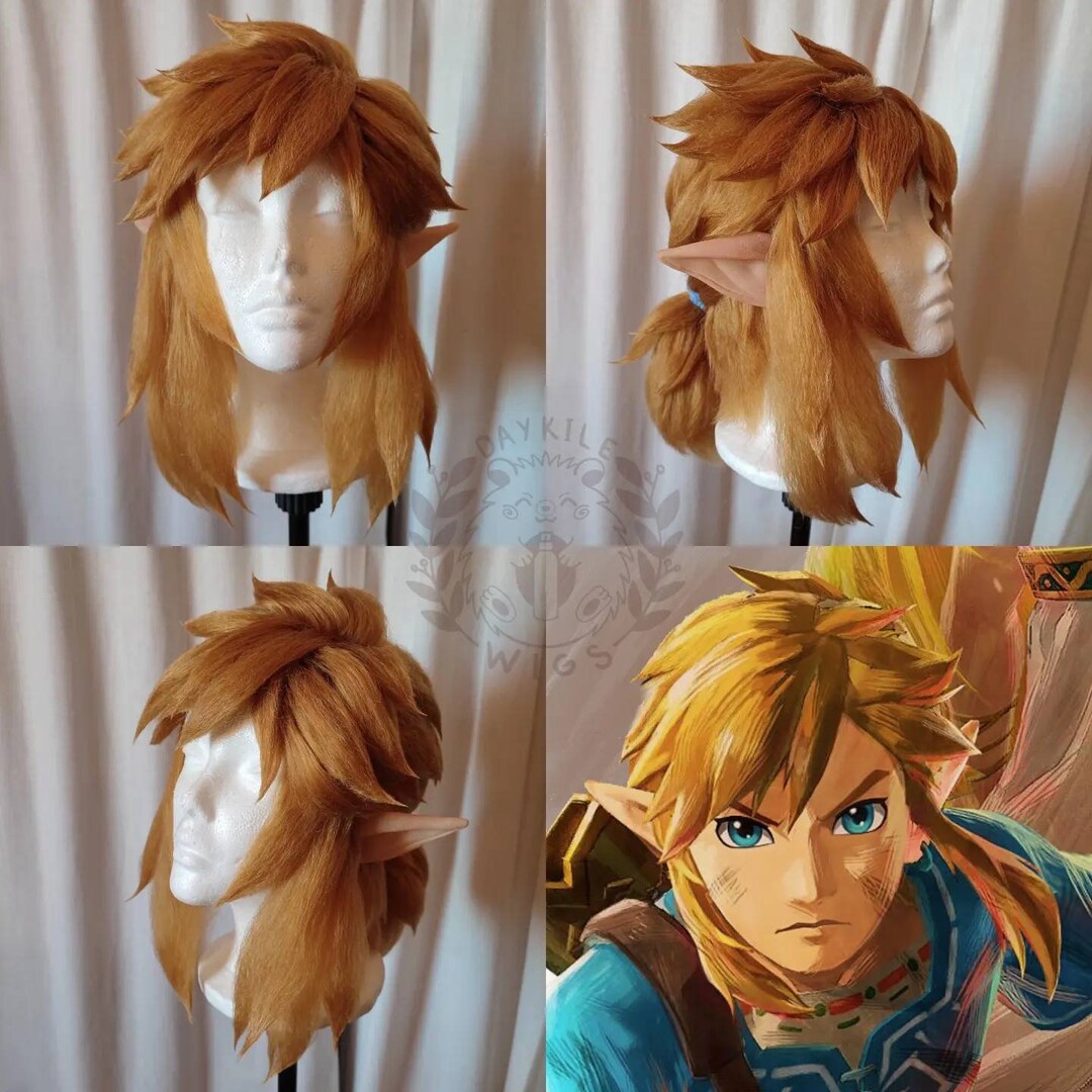 The Legend of Zelda Botw Link Cosplay Wig - Etsy Australia