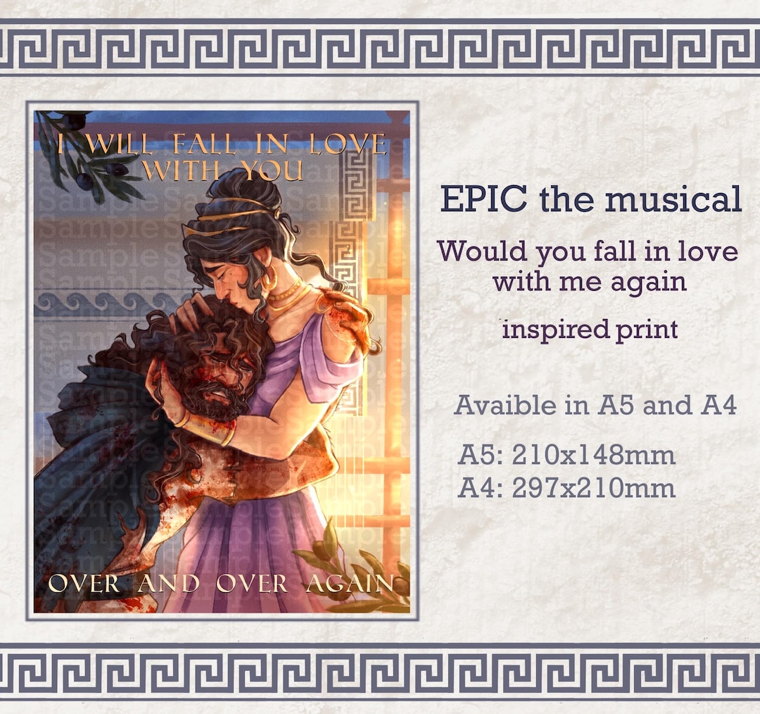 Epic the Musical Odysseus and Penelope Inspired Art Print - Etsy