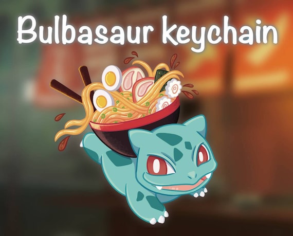 Bulbasaur Ramen Keychain / Pokemon Charm | Etsy