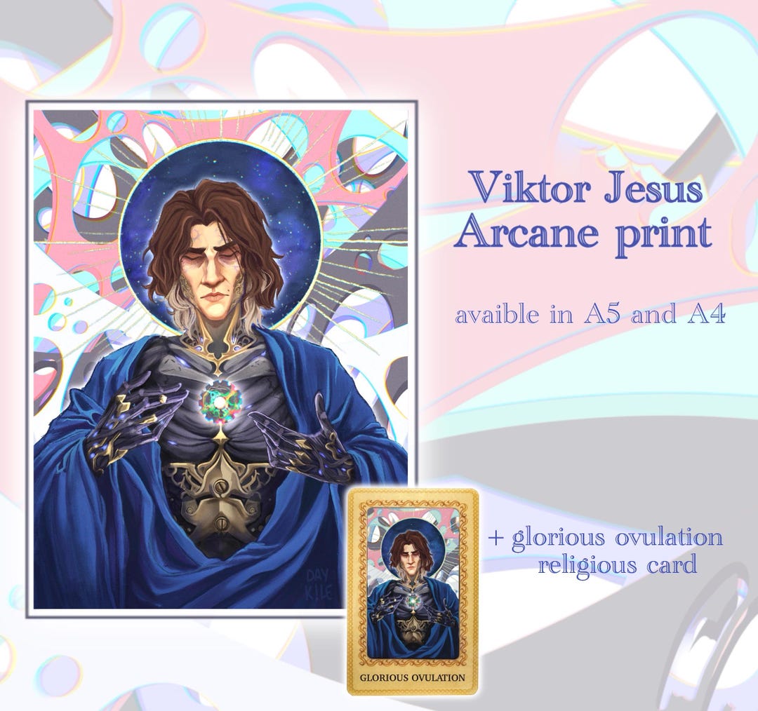 Viktor Jesus Arcane Inspired Art Print - Etsy