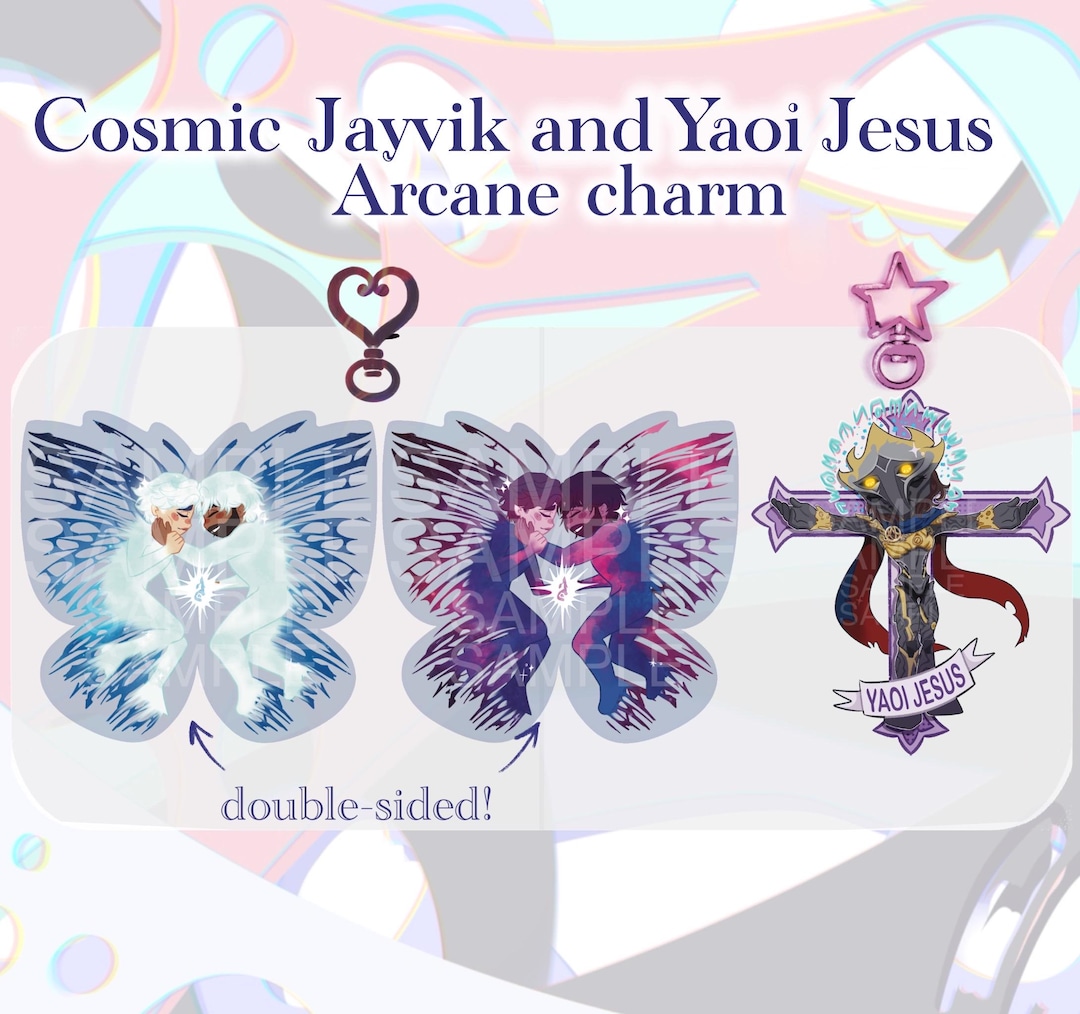 Llaveros Inspirados Jayvik Jayce Viktor Yaoi Jesus Arcane AVAIBLE ...