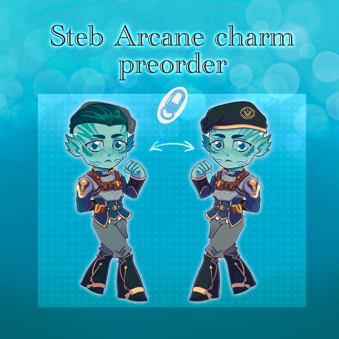 Llaveros Inspirados Steb Arcane PREORDER - Etsy