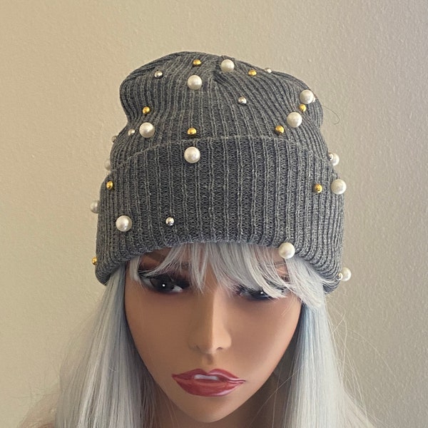 Skull Beanie - Etsy