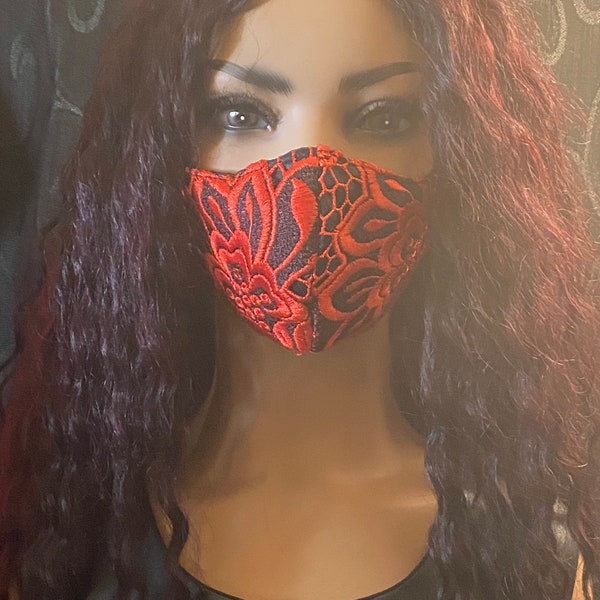 Lace Mask - Etsy