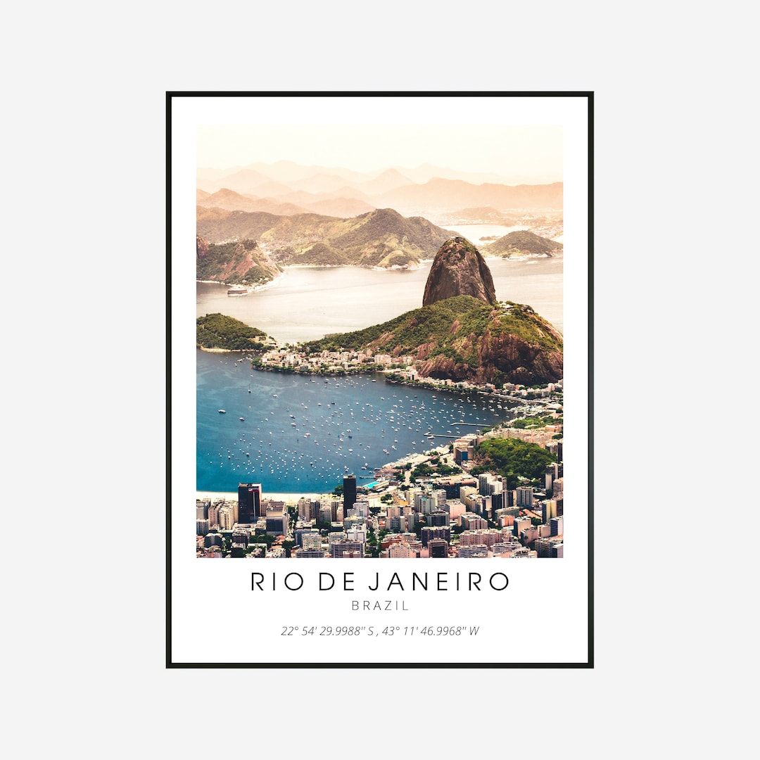 Rio De Janeiro Art Printable brazil Landscape rio Instant Download Rio ...