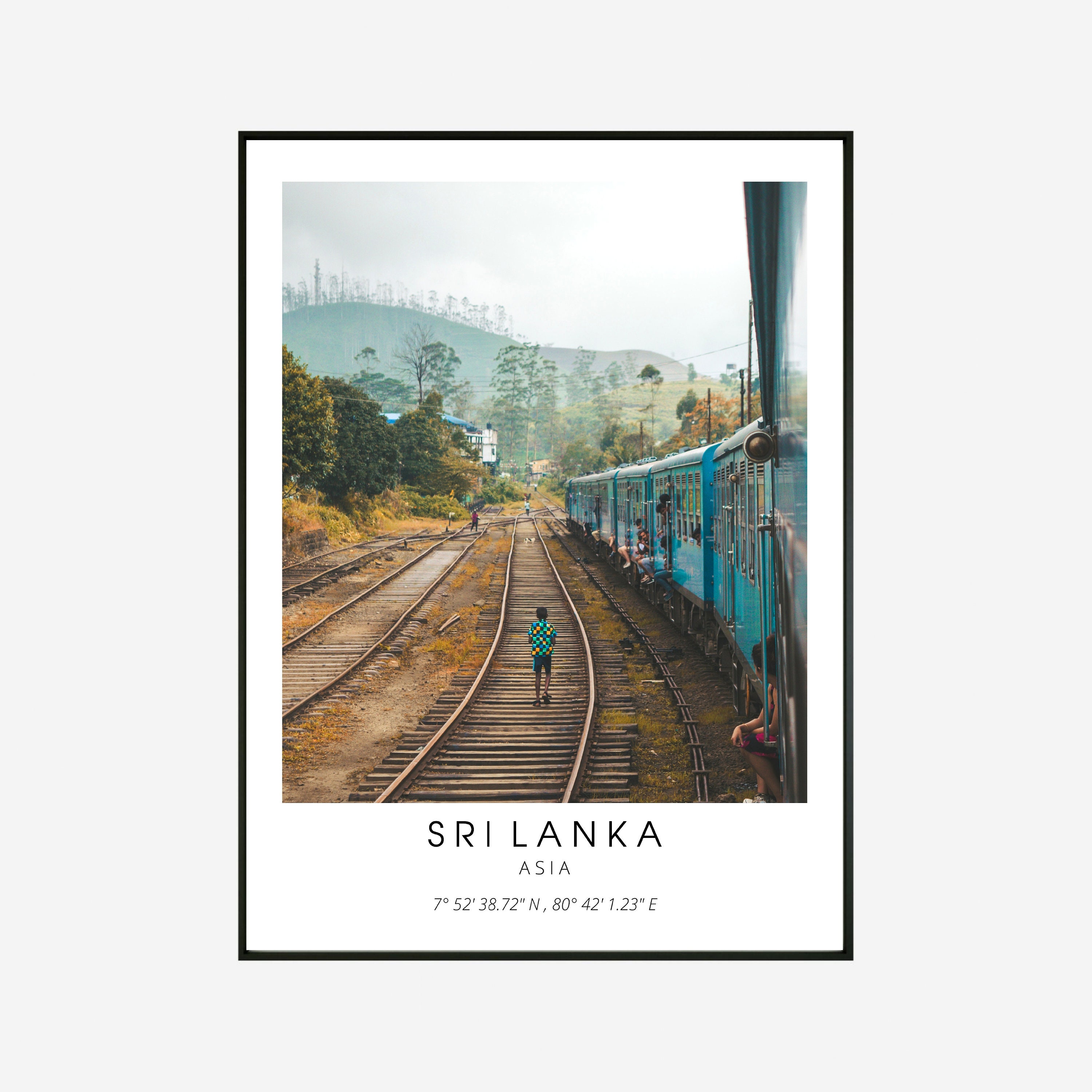 Sri Lanka Wall Art-minimalist Printable Wall Art-sri Lanka Print, Sri ...