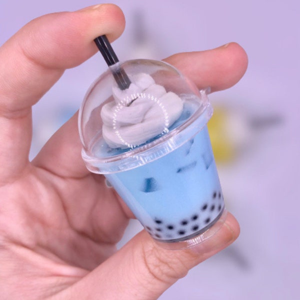 Boba Tea Keychain - Etsy